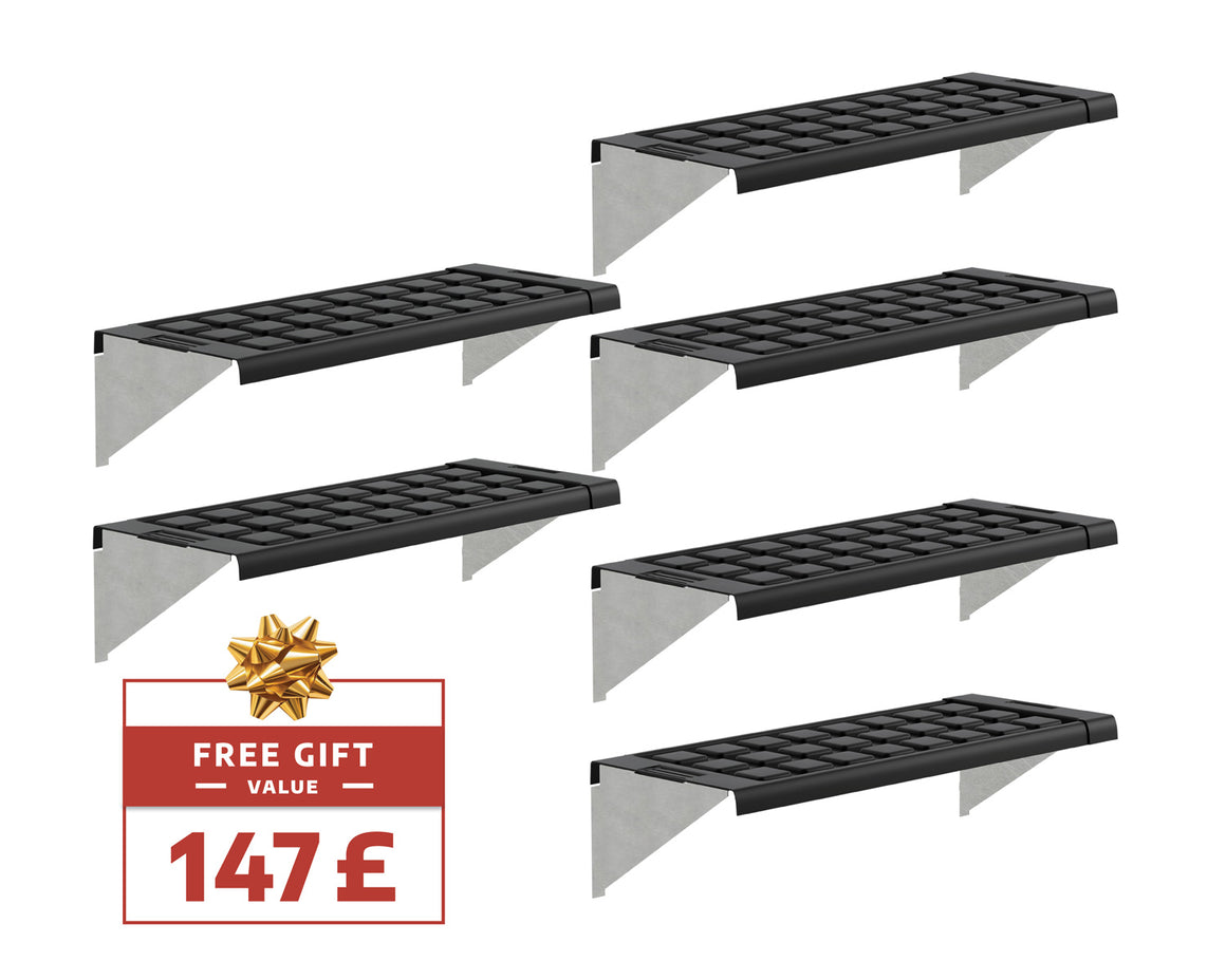 Glory 8' x 20' Greenhouse - Grey Aluminium Frame & Multiwall ...