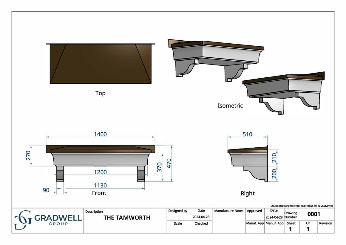 The Tamworth GRP Flat Roof Canopy – Gradwell Group Building Products